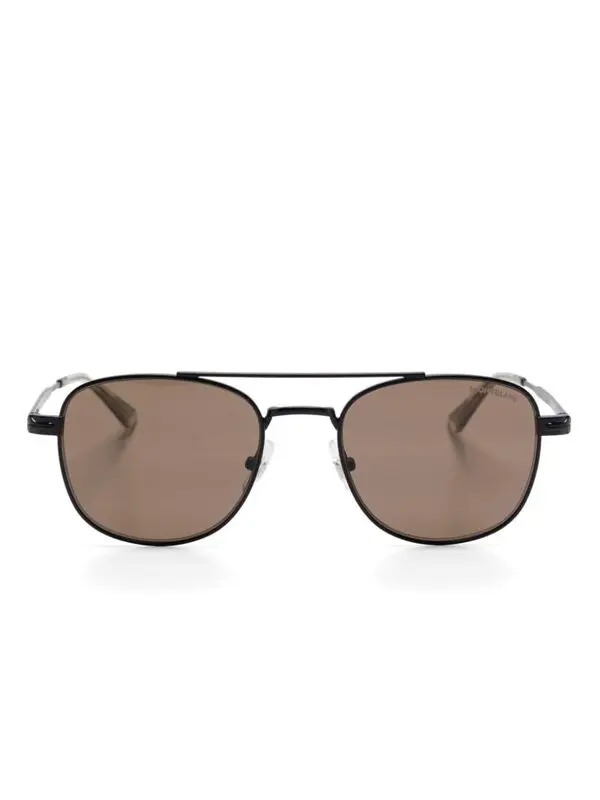 Montblanc Pilot-frame Sunglasses - Black