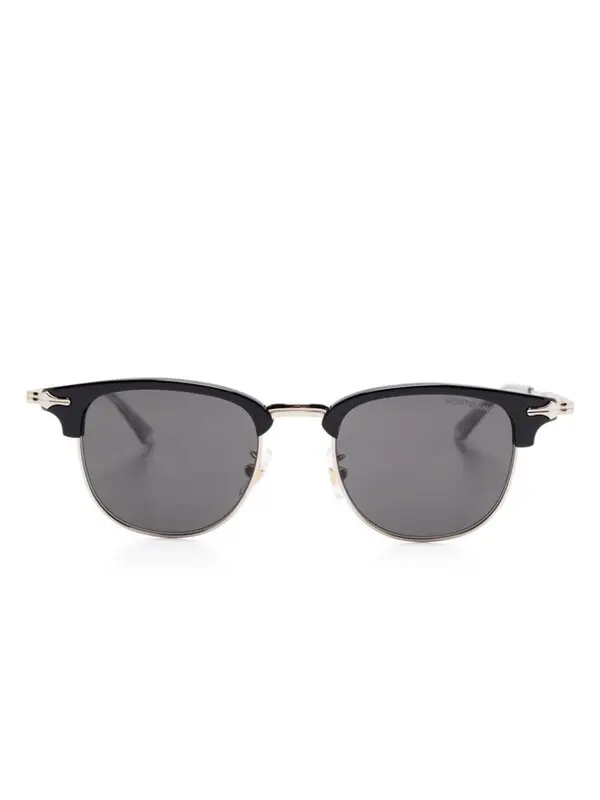 Montblanc Square-frame Sunglasses - Black