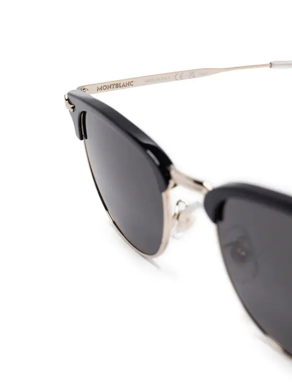Montblanc Square-frame Sunglasses - Black