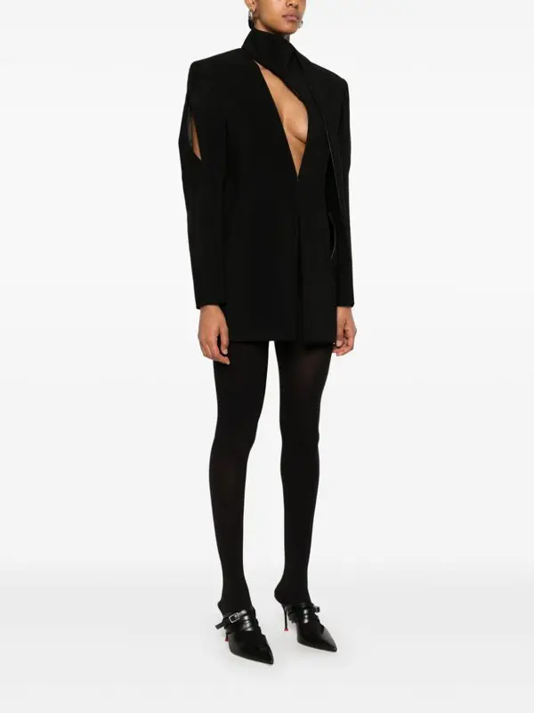 MUGLER Cut-out Detail Blazer