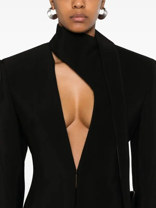 MUGLER Cut-out Detail Blazer