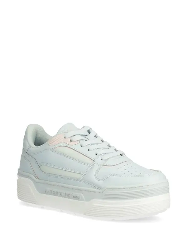 EA7 Panelled Sneakers - Blue