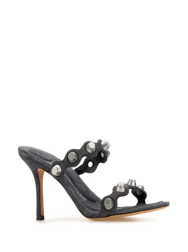 Alexander Wang 85mm Riot Sandals - Grey
