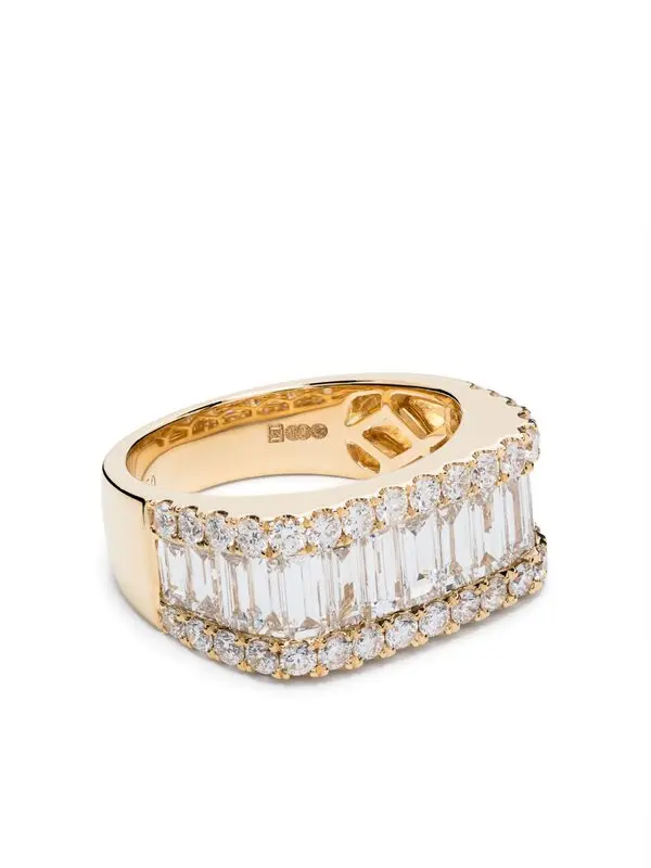 ANITA KO 18k Yellow James Diamond Ring - Gold