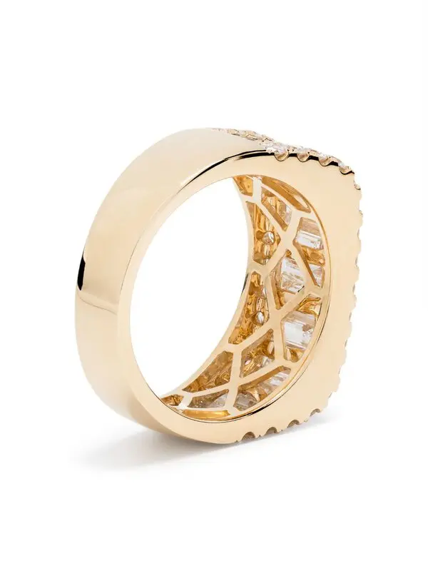 ANITA KO 18k Yellow James Diamond Ring