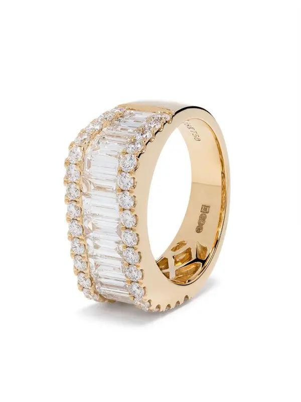 ANITA KO 18k Yellow James Diamond Ring