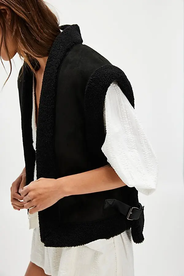 Free People Marianna Vegan Suede Vest