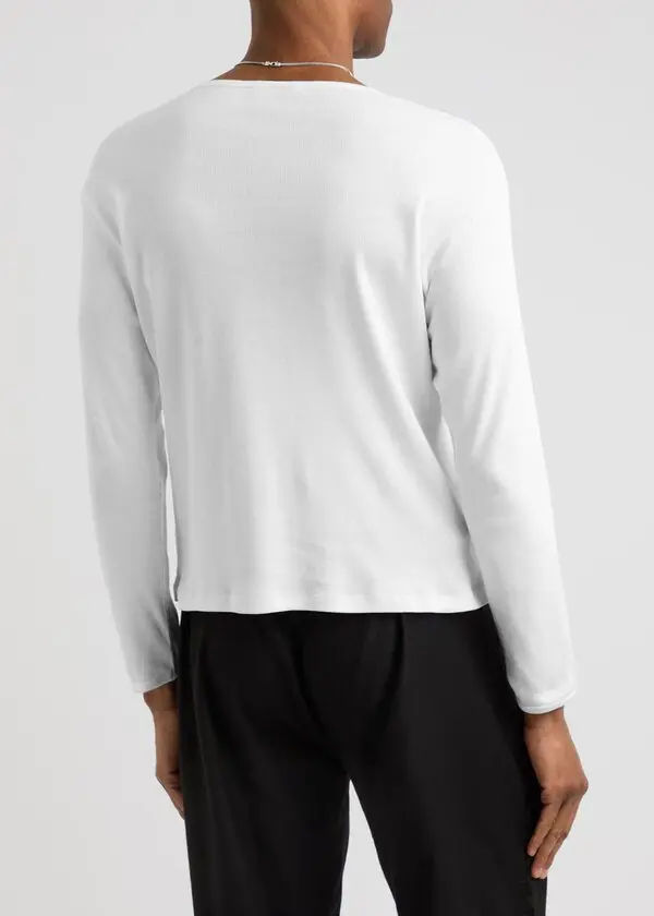 Second Layer Dias Cortas Cotton Top In White - 60% Off | Editorialist