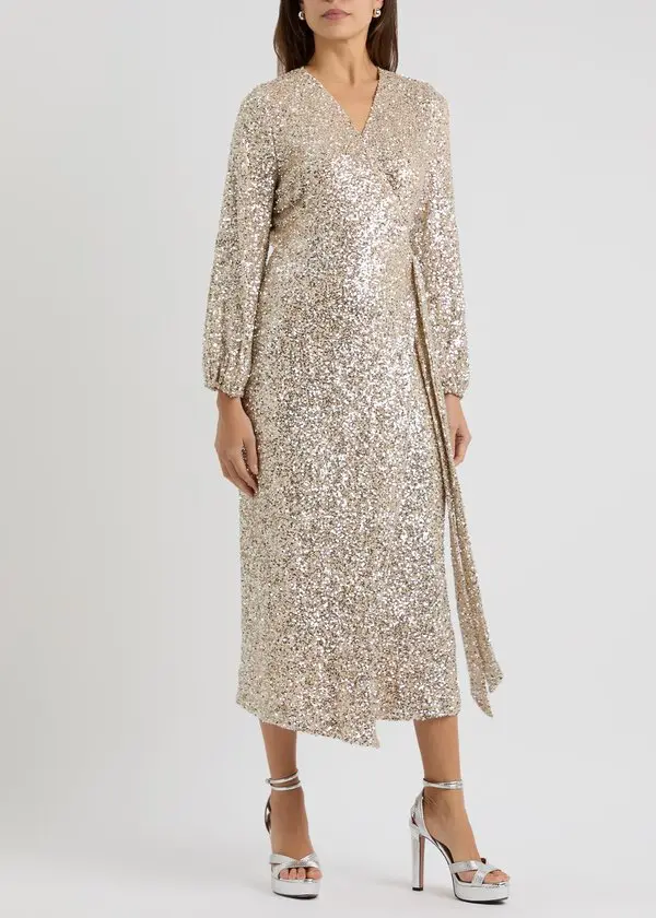 never fully dressed sequin wrap dress Buy Never Fully Dressed Black Sequin Mini Vienna Dress from Next USA