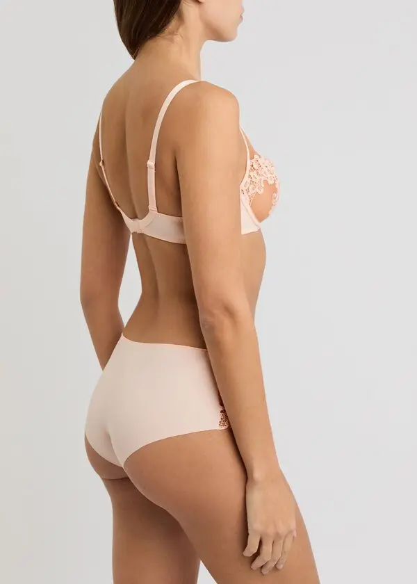 Simone Perele Saga Guipure-lace Underwired Bra - Light Pink