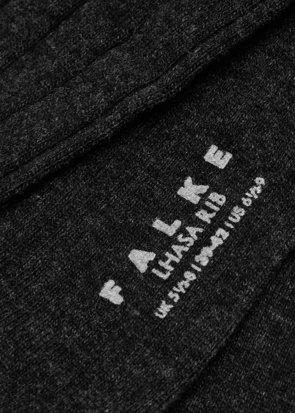 Falke Lhasa Ribbed Wool-blend Socks