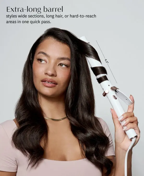 T3 Singlepass Curl X 1.25" Ceramic Extra-long Barrel Curling Iron