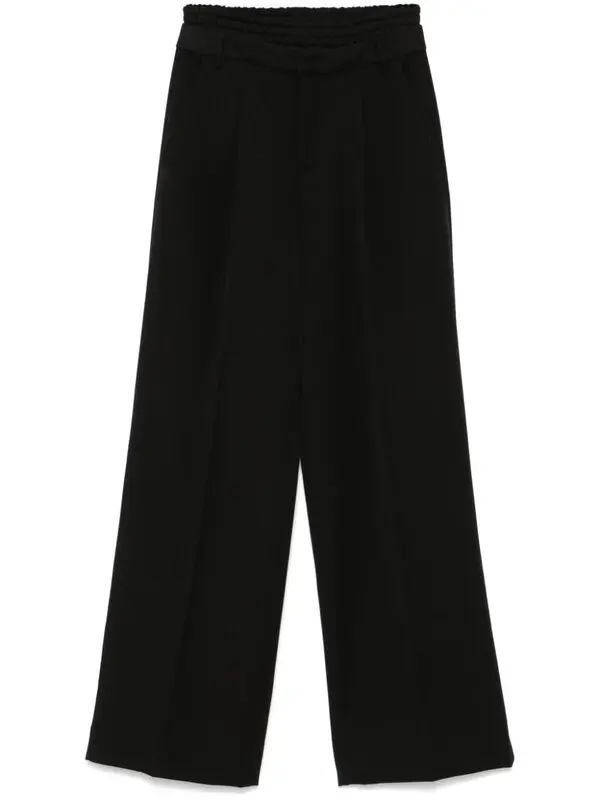 Liu Jo Layered-effect Straight-leg Trousers