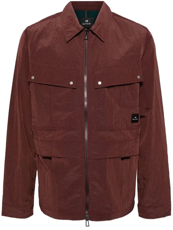 Paul Smith Zip-up Jacket - Red
