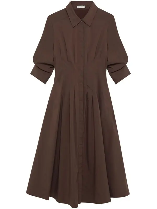 Simkhai Jazz Shirt Dress - Brown