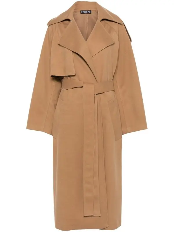 DRHOPE Twill Trench Coat