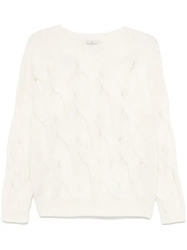 Bruno Manetti Cable-knit Sweater