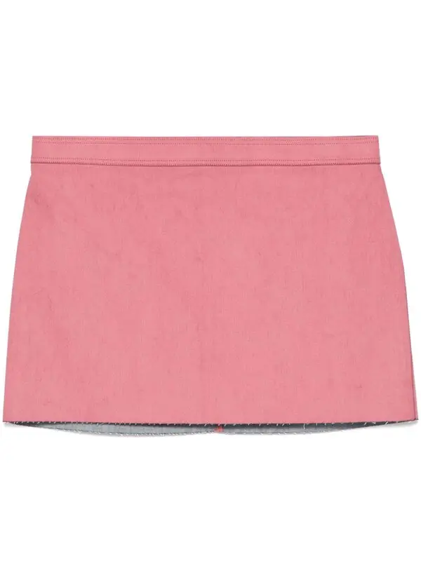 Rick Owens Coated-finish Mini Skirt