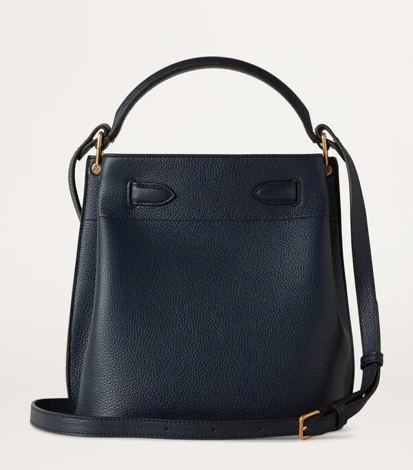 Mulberry Leather Islington Bucket Bag - Blue