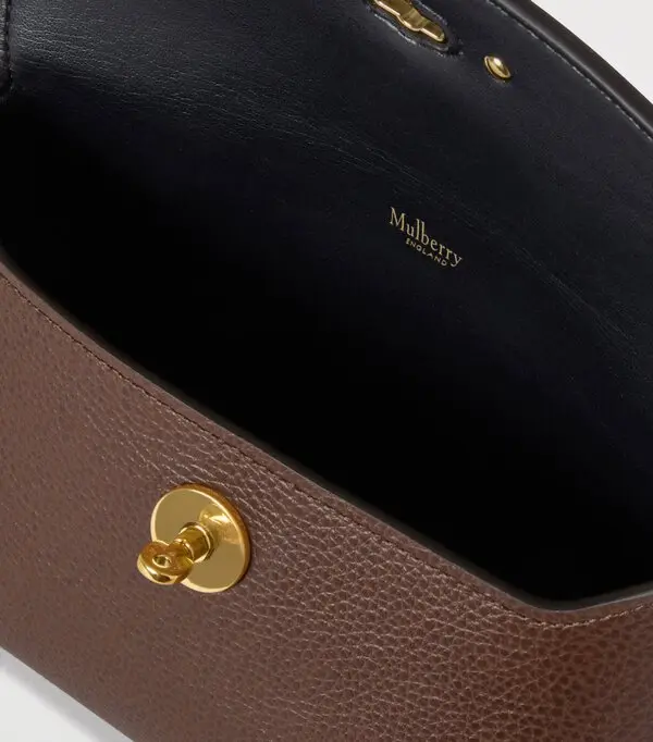 Mulberry Leather Darley Cosmetic Pouch - Brown