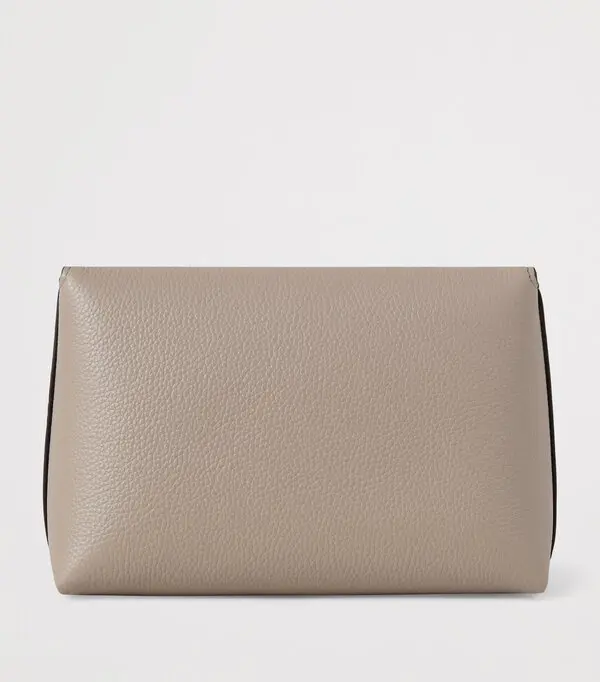 Mulberry Leather Darley Cosmetic Pouch - Neutral