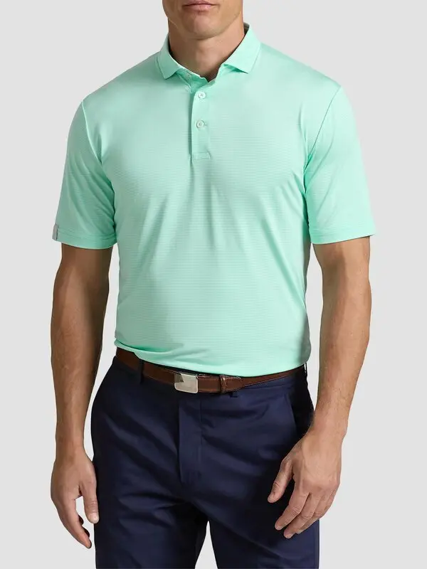 Rlx Ralph Lauren Stretch Polo Shirt - Light Mint Ceramic