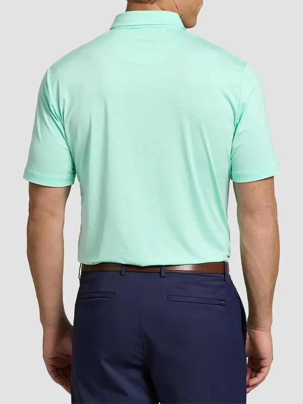 Rlx Ralph Lauren Stretch Polo Shirt - Light Mint Ceramic
