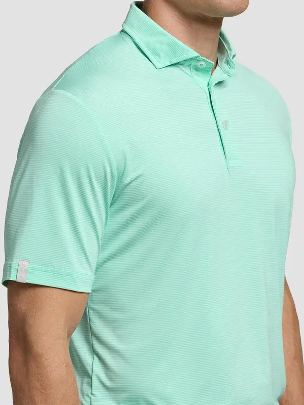 Rlx Ralph Lauren Stretch Polo Shirt - Light Mint Ceramic
