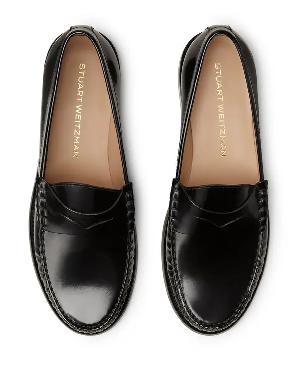 STUART WEITZMAN Lottie Loafers - Black