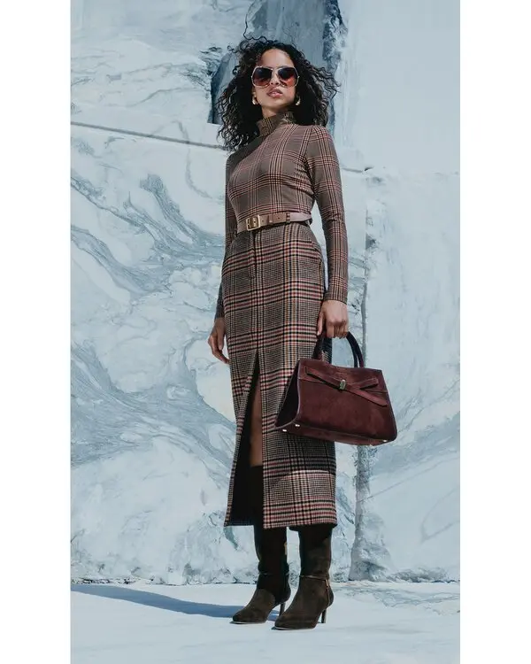 Veronica Beard Maxine Italian Wool Skirt