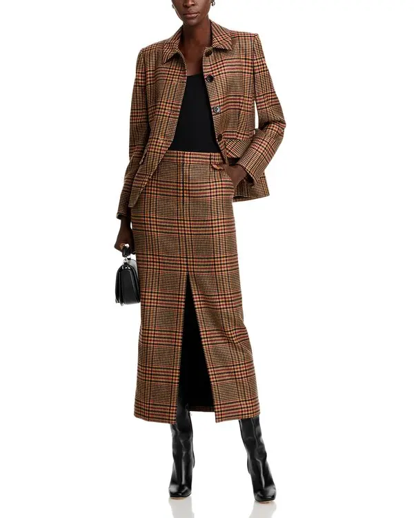 Veronica Beard Maxine Italian Wool Skirt