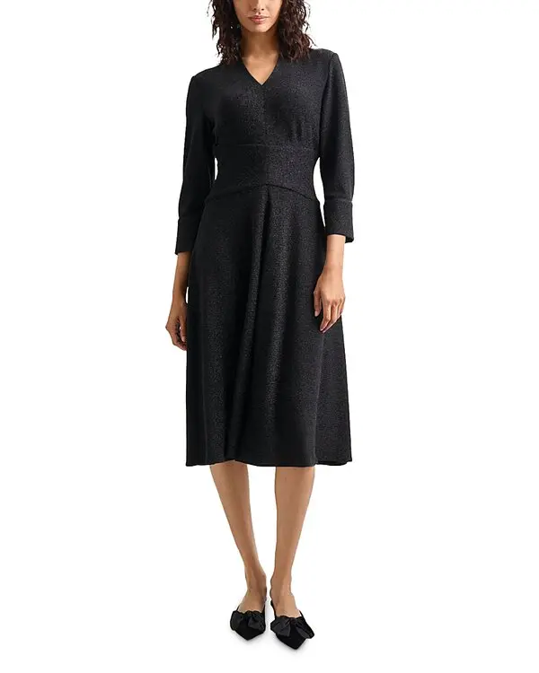 strapless open back dress 100% Cotton Black Ricrac Maxi Dress - All Dresses main image 1