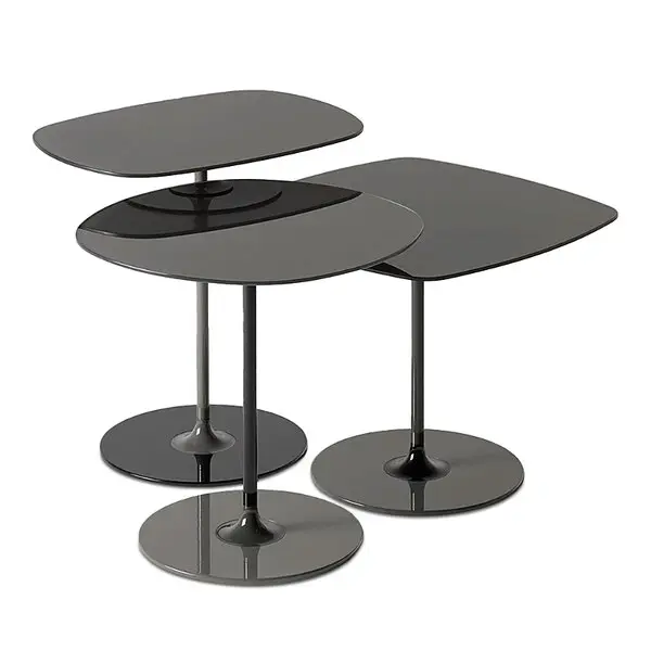 KARTELL Thierry Side Table, Set Of 3 - Black