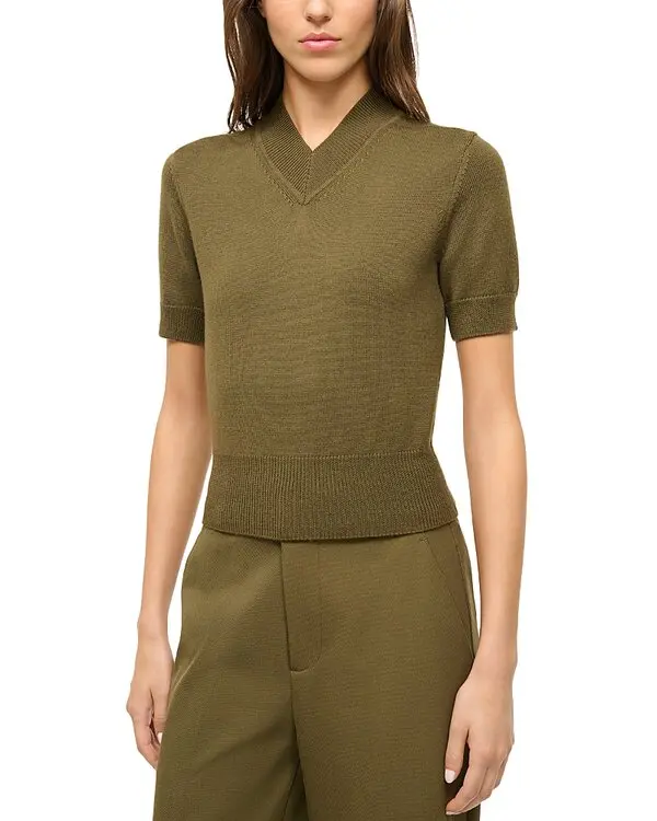 Staud Sullivan Merino Wool Top