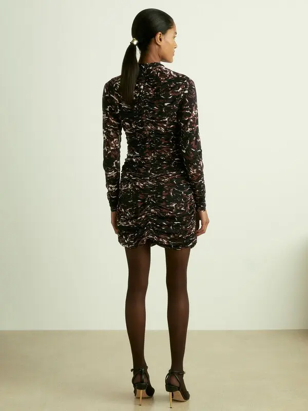 REISS Carolina Ruched Midi Dress
