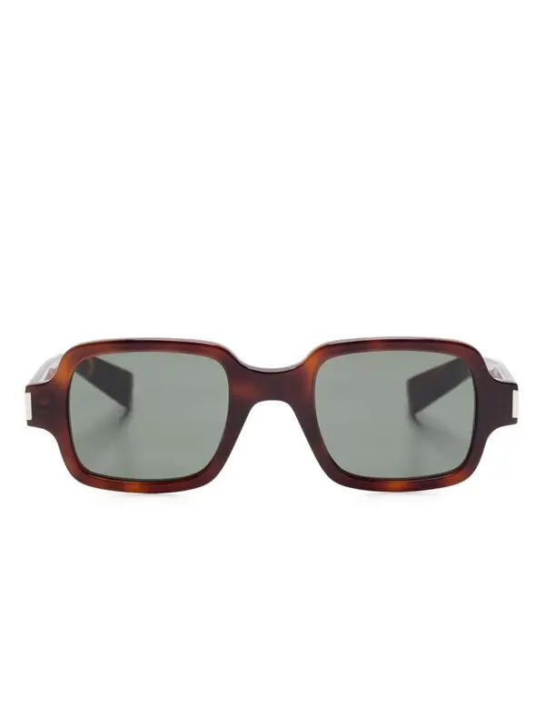 Saint Laurent Tortoiseshell Sunglasses - Brown