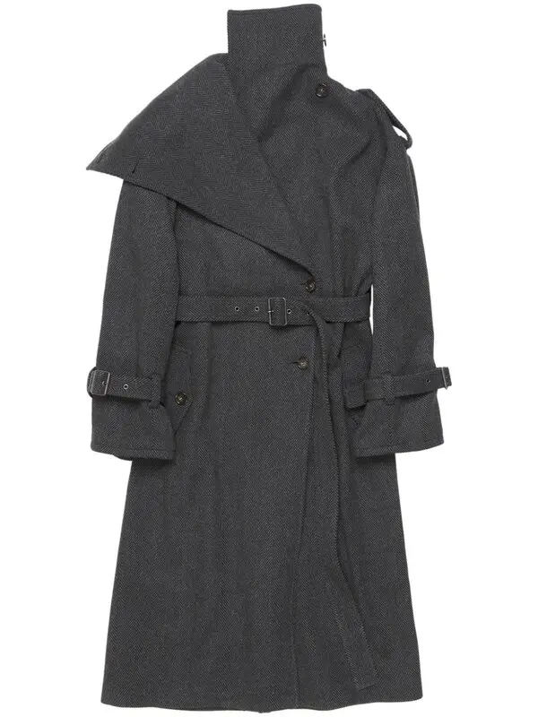 Acne Studios Herringbone Belted Coat