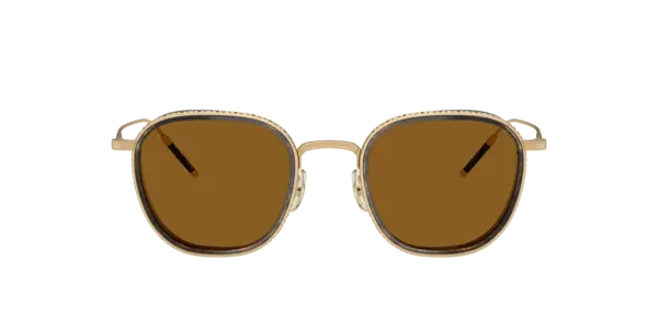 Oliver Spencer Gold Plated Sunglasses - True Brown