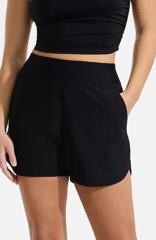 LANDS' END 5" Board Shorts - Black