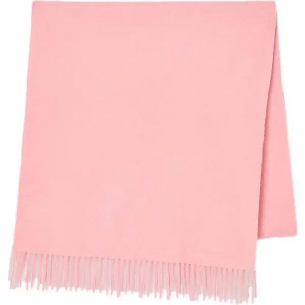 Sandro Wool And Cashmere Scarf - Baby Pink