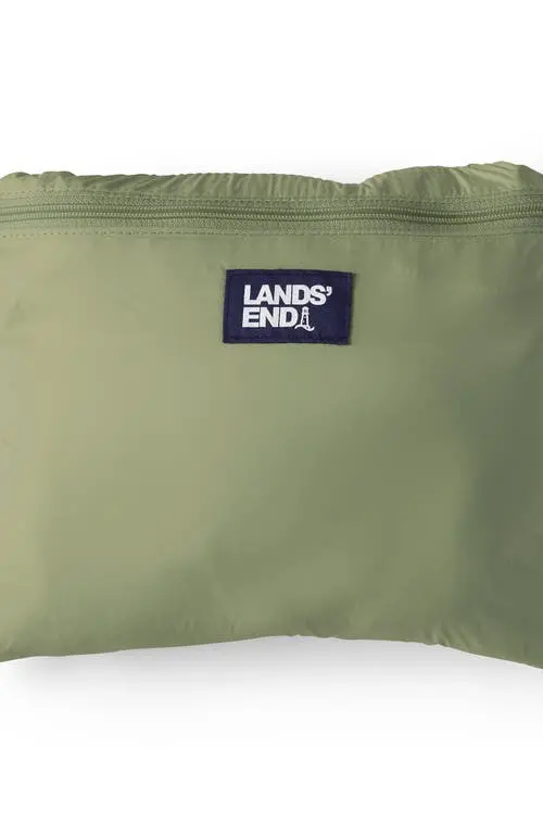 LANDS' END Wanderweight Ultralight Packable Tote Bag - Sage