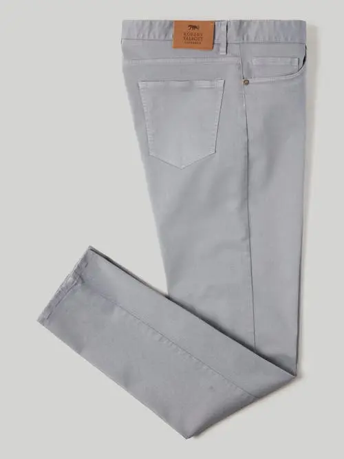 Robert Talbott Rockwell 5-pocket Pant - Light Gray