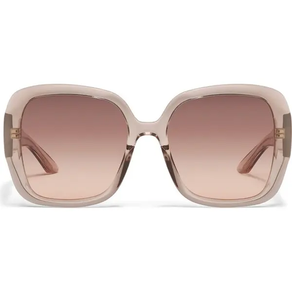 Quay Full Glam 56mm Square Sunglasses - Doe/ Brown Fawn