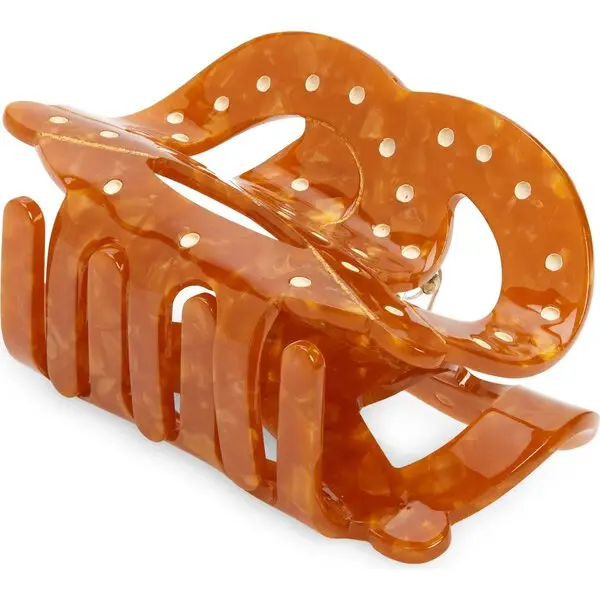 SOLAR ECLIPSE Pretzel Claw Clip - Brown