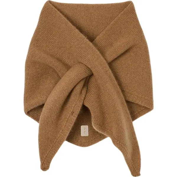 Sandro Wool And Cashmere Scarf - Light Brown