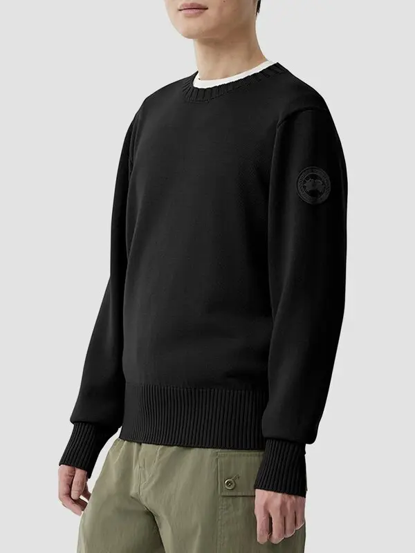 Canada Goose Rosseau Wool Crewneck Sweater - Black