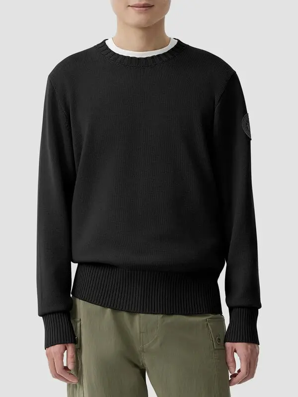 Canada Goose Rosseau Wool Crewneck Sweater - Black