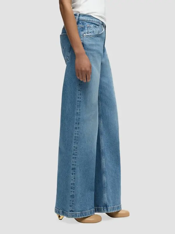 Hudson Jeans Jodie High-rise Wide-leg Jeans - Goddess