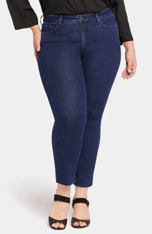 NYDJ Sheri Fray Hem Ankle Slim Jeans - Mystique