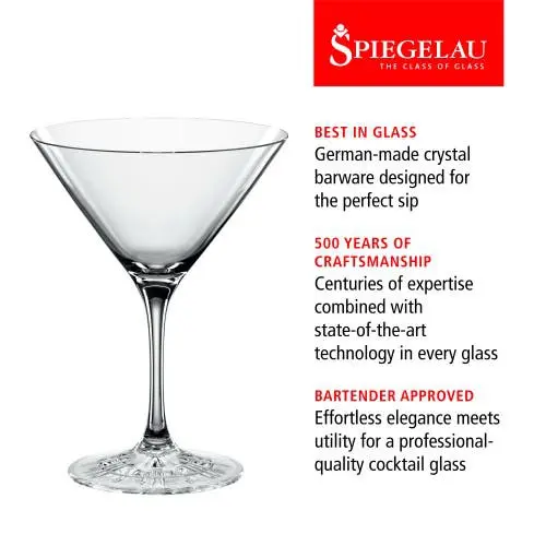 SPIEGELAU Perfect Cocktail Glass Set Of 4